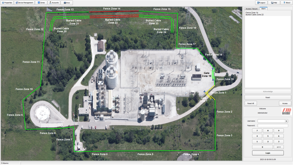 INTREPID™ Graphic Alarm Manager - Utility Security